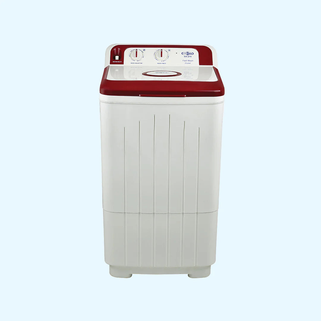 Super Asia Washing Machine SA-270 Fast Wash Crystal – New Tokyo Electronics